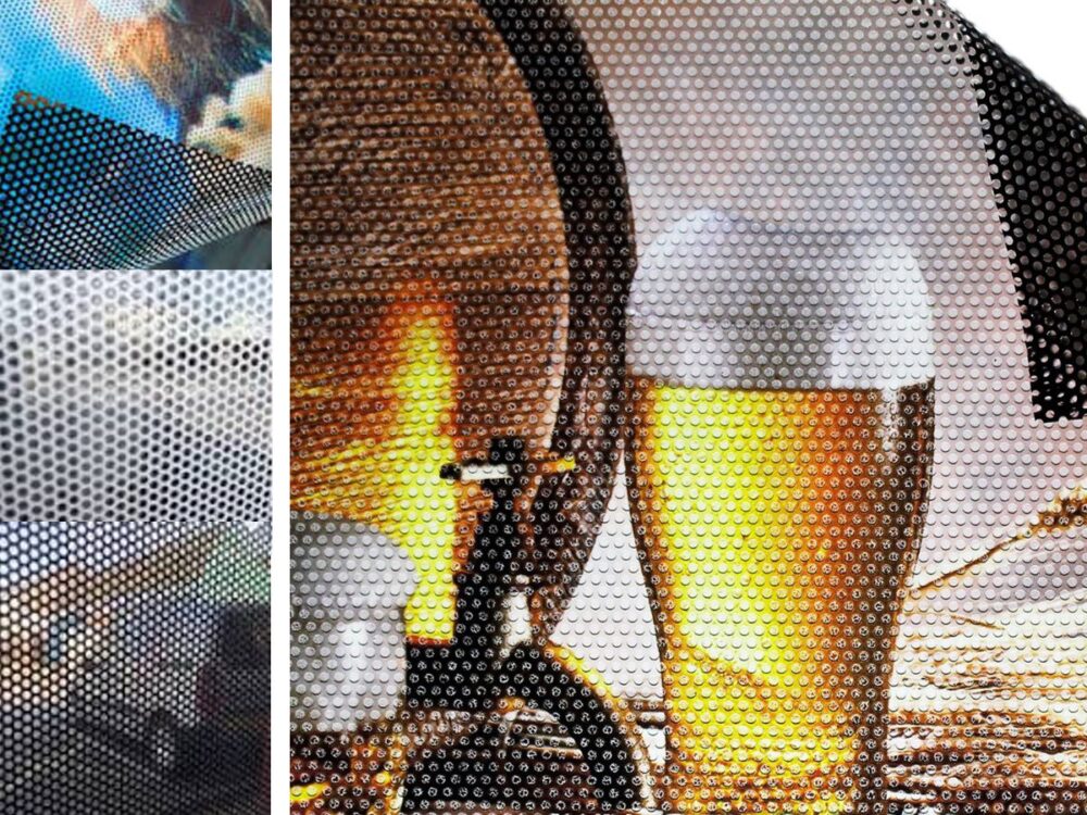 What Is Perforated Window Vinyl and Why You Should Use It - Print Big Miami